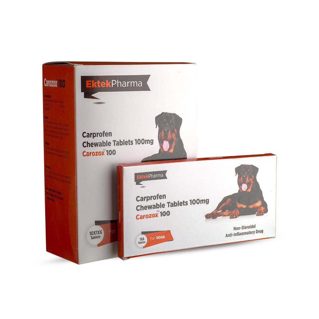 CAROZOX CARPROFEN 100MG TABLETS – Ektek Global