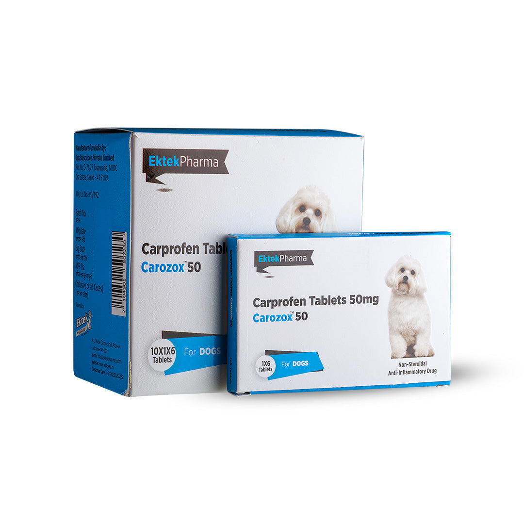 CAROZOX CARPROFEN 50MG TABLETS (PACK OF 2) – Ektek Global