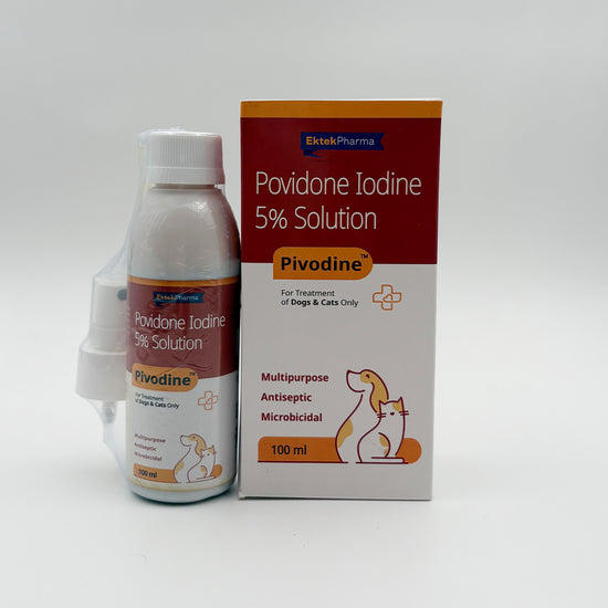 Povidone Iodine Spray for Dogs & Cats | Antiseptic Care – Ektek Global
