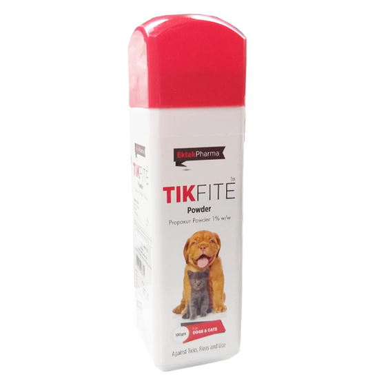 TikFite Tick & Flea Powder for Dogs & Cats | 100g Pack of 2 | Fast Tick ...